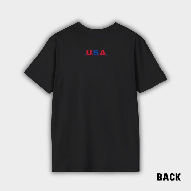 Red Blood Blue Collar T-shirt American Pride Wear Patriot Tee Right ...