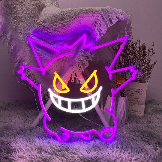 Gengar Anime Neon Sign Anime Neon Sign Neon Sign Game - Etsy Hong Kong