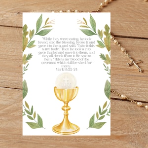First Holy Communion Party Signs - 1st Communion Party Signs -catholic ...