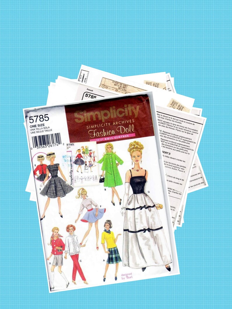Vintage Magazine Simplicity PDF Format. Sewing Clothes Models - Etsy