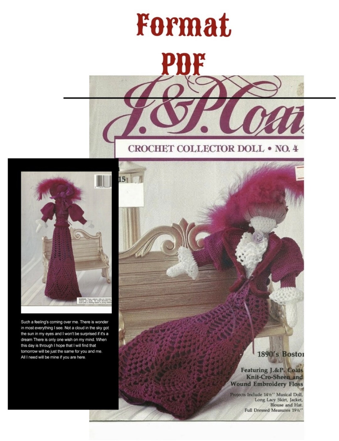 Vintage Magazine PDF Format. Amigurumis Princess Doll and - Etsy