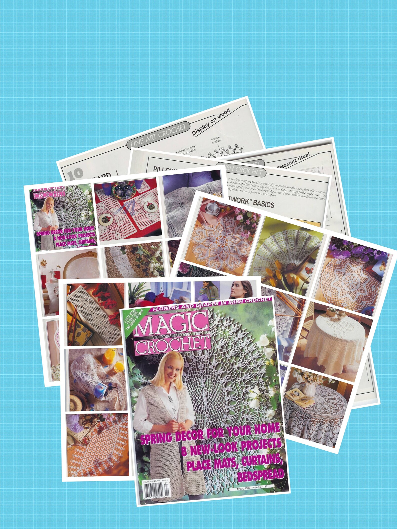 PDF Vintage.grande Magic Crochet Magazine in Pdf Format.chic Crochet ...