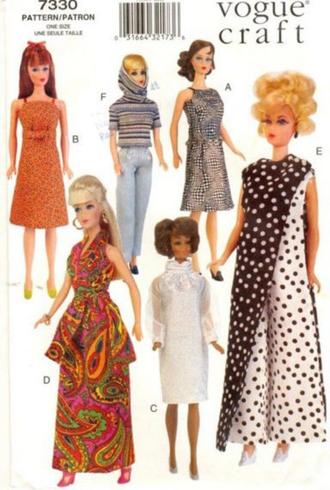 PDF Vintage Vogue Magazine PDF Format. Sewing Dress Patterns for Barbie ...