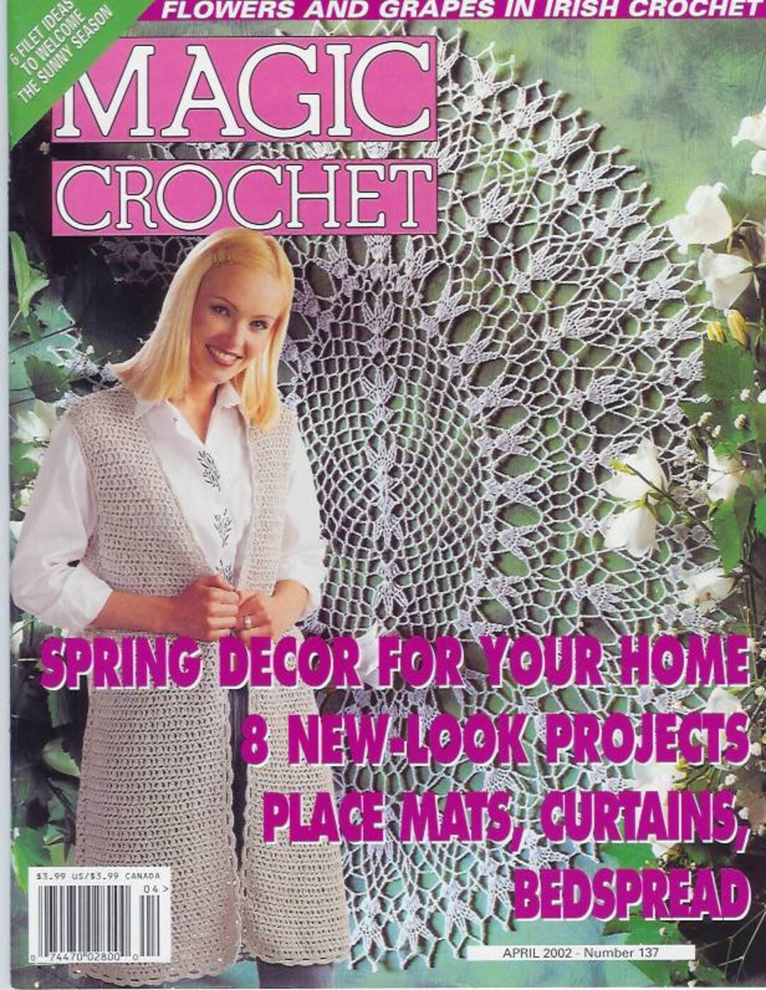 PDF Vintage.grande Magic Crochet Magazine in Pdf Format.chic Crochet ...