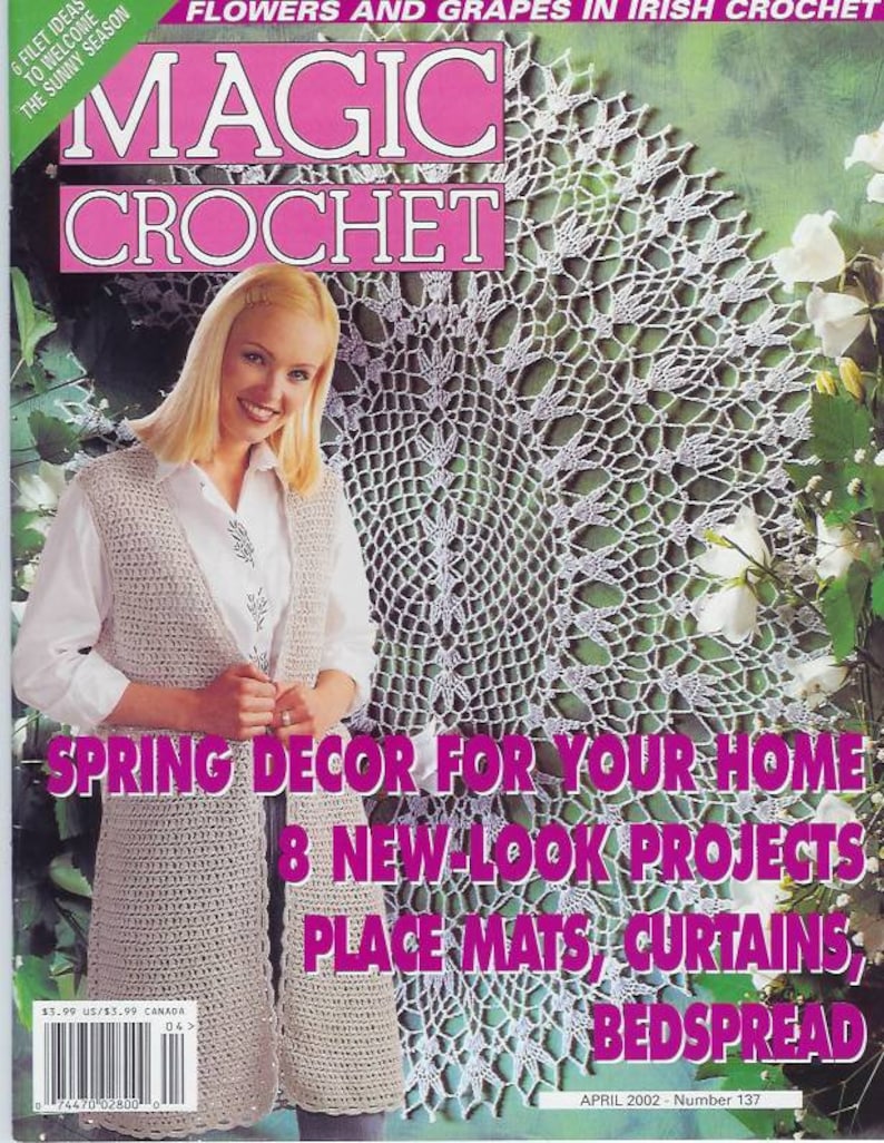PDF Vintage.grande Magic Crochet Magazine in Pdf Format.chic Crochet ...