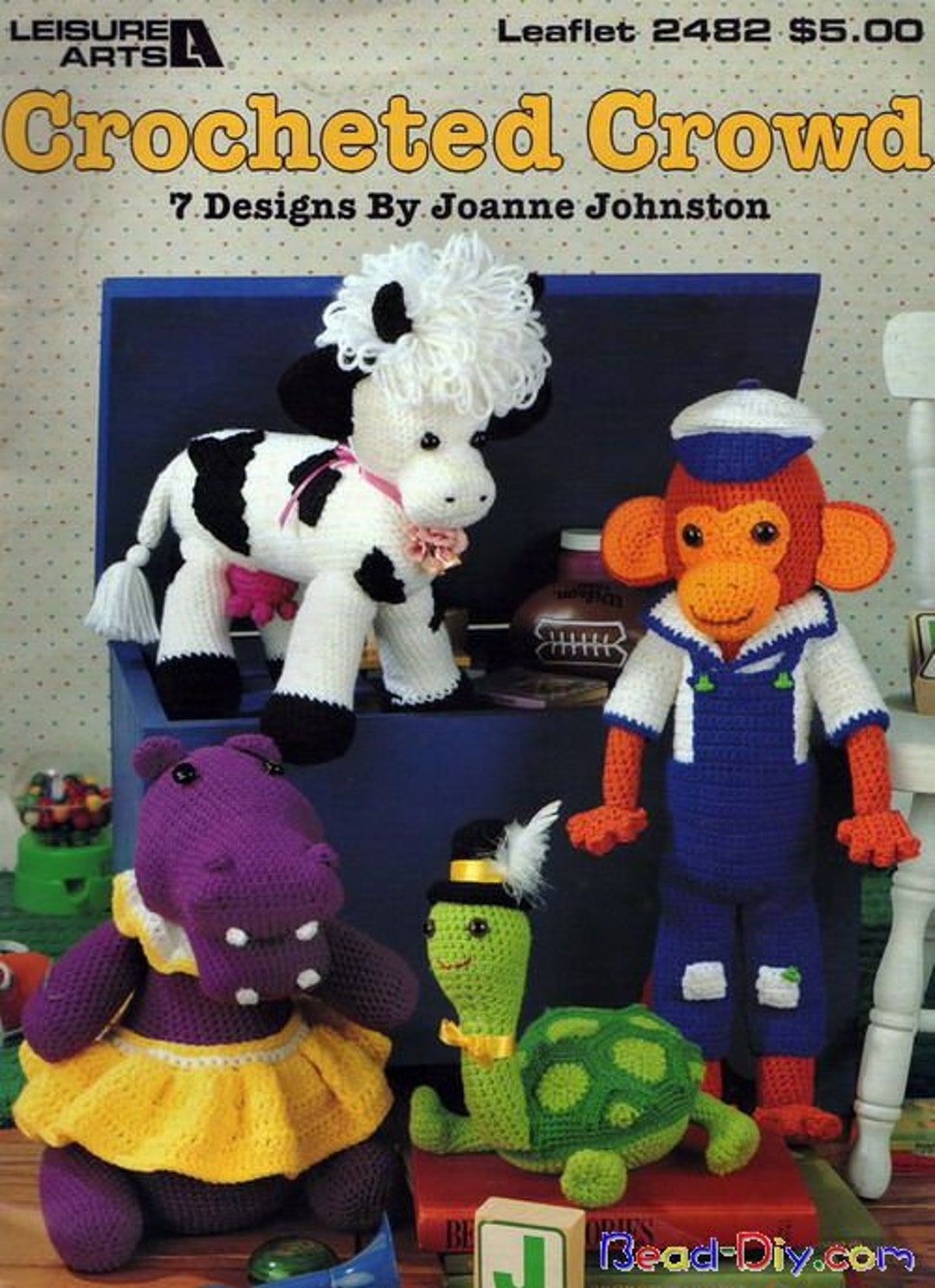 PDF Vintage Magazine Crocheted Crowed in PDF Format. Amigurumis ...