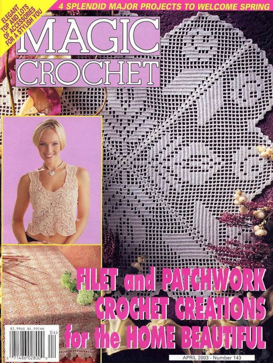 Vintage PDF. Magique Crochet Magazine in Pdf Format. Chic Crochet ...