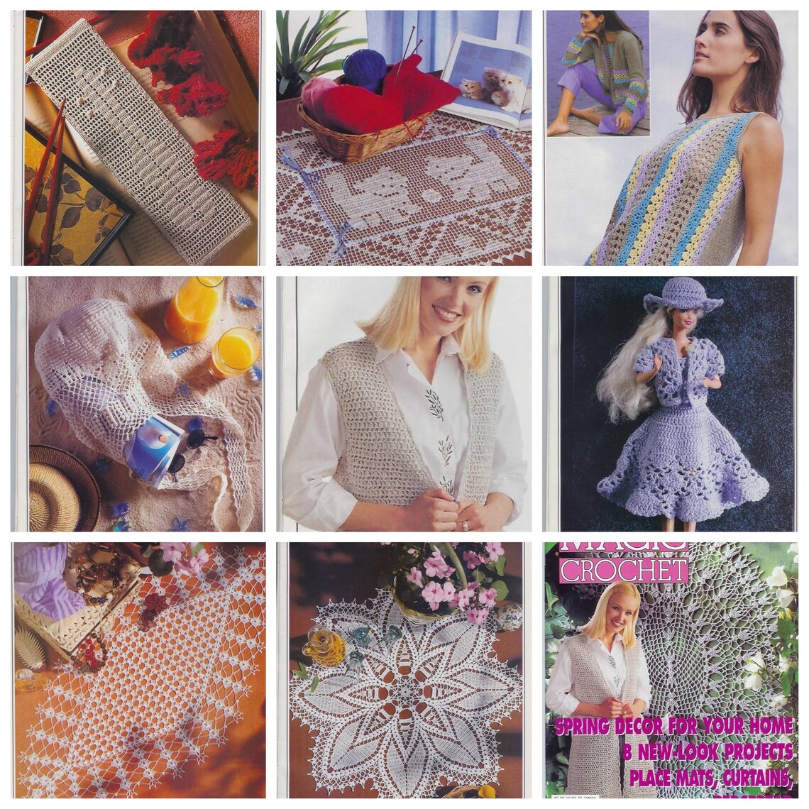 PDF Vintage.grande Magic Crochet Magazine in Pdf Format.chic Crochet ...