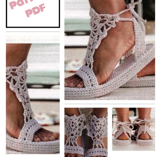 Crochet Sandals - Etsy