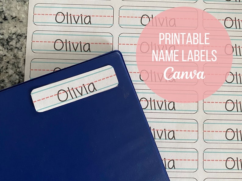 School Supply Labels / Name Labels for School Supplies / School Labels ...