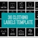 Printable Kids Clothing Labels Dresser Drawers Closet Storage Labels ...