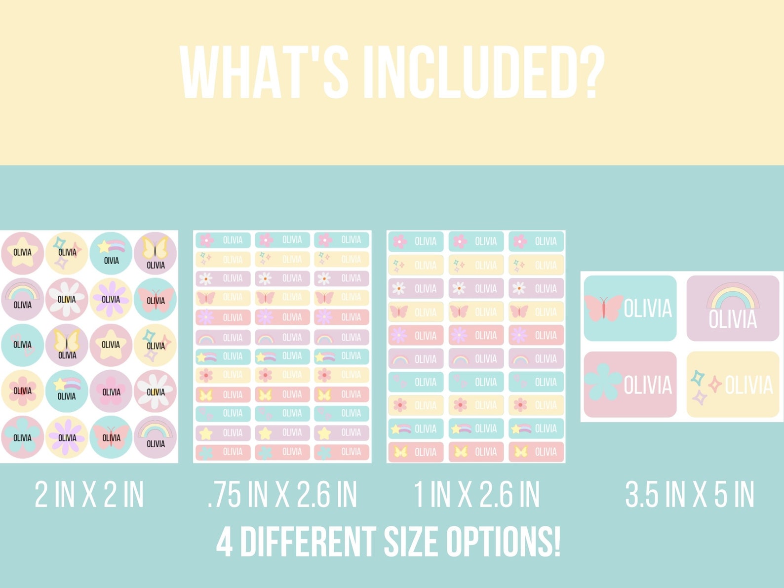 School Supply Labels / Name Labels for School Supplies / School Labels ...