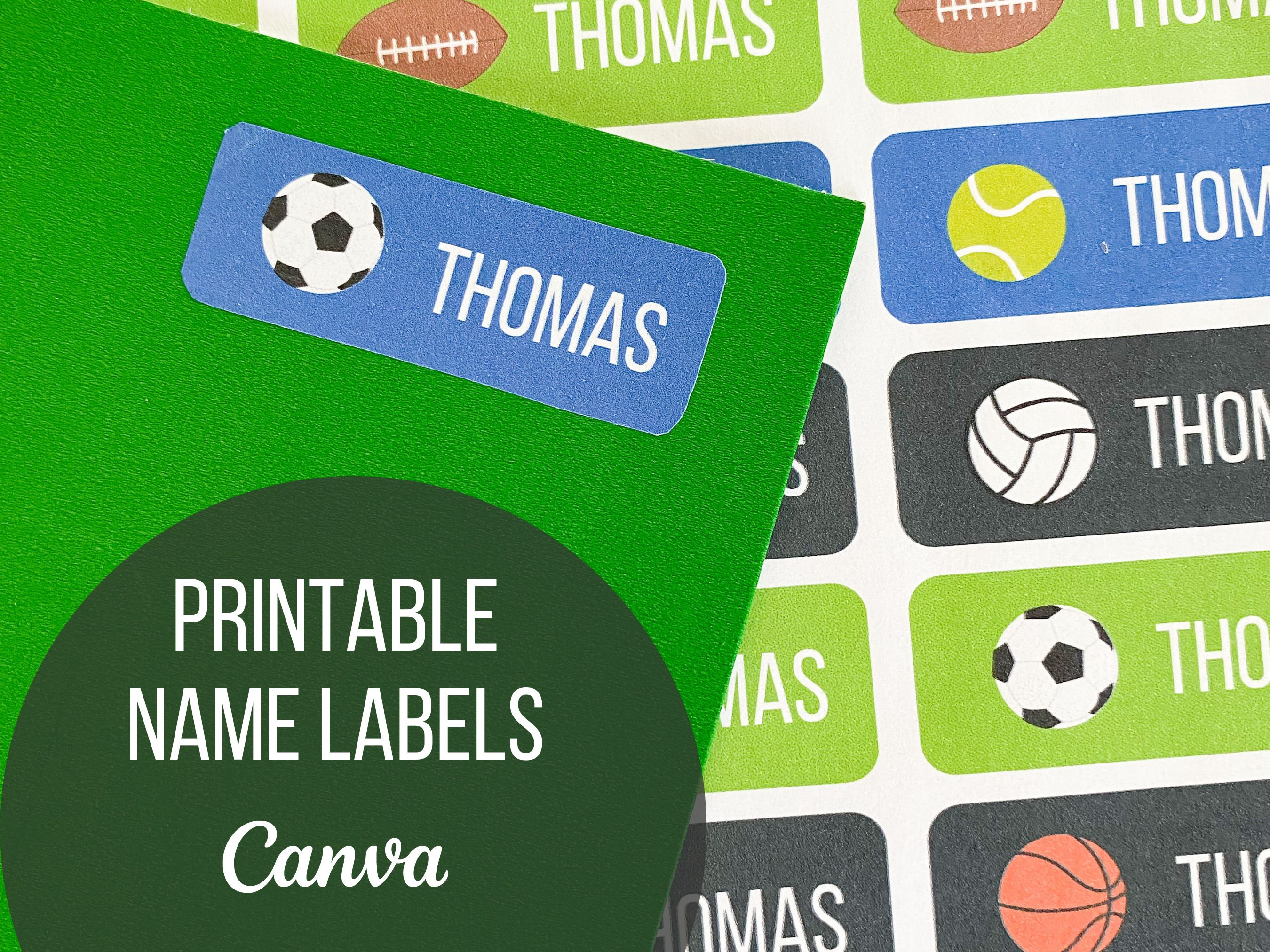School Supply Labels / Name Labels for School Supplies / School Labels ...