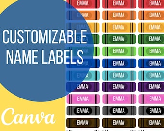 Pastel Pink School Supply Labels / Name Labels for School Supplies ...