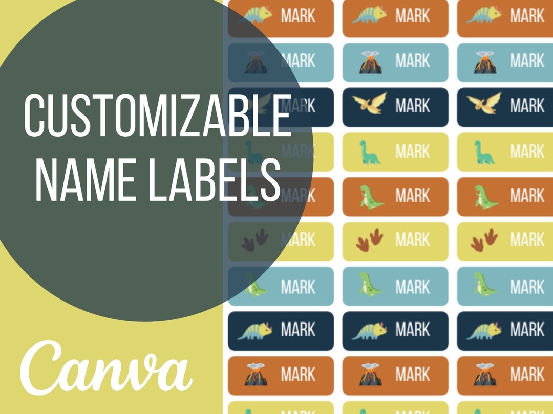 School Supply Labels / Name Labels for School Supplies / School Labels ...