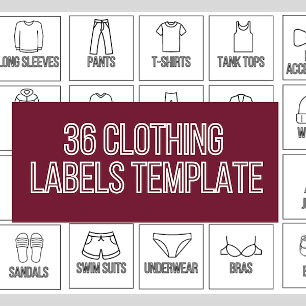 Custom Clothing Labels - Etsy