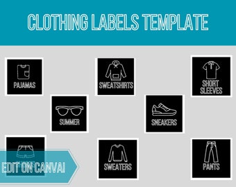 School Supply Labels / Name Labels for School Supplies / - Etsy