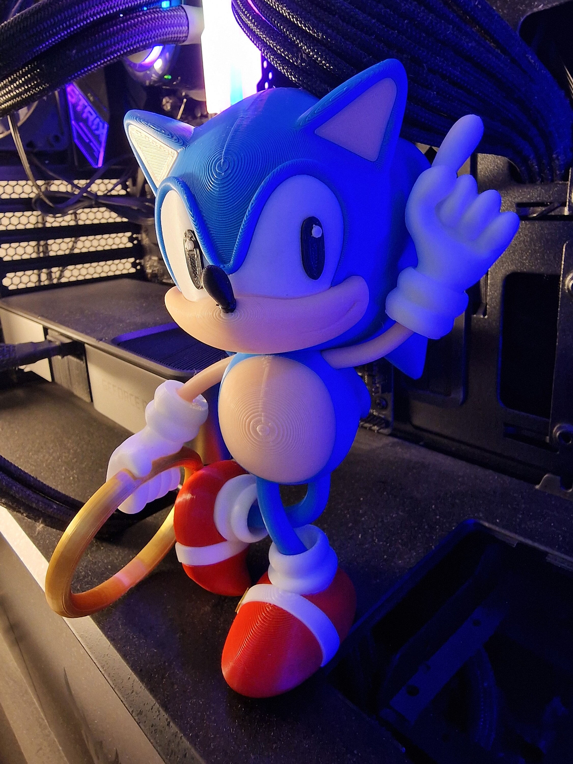 Sonic the Hedgehog 3D Printed Model - Etsy