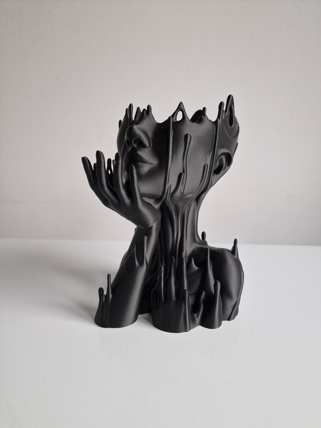 Melted Goddess Head Planter Succulent Plant Pot 3D Printed Medusa ...