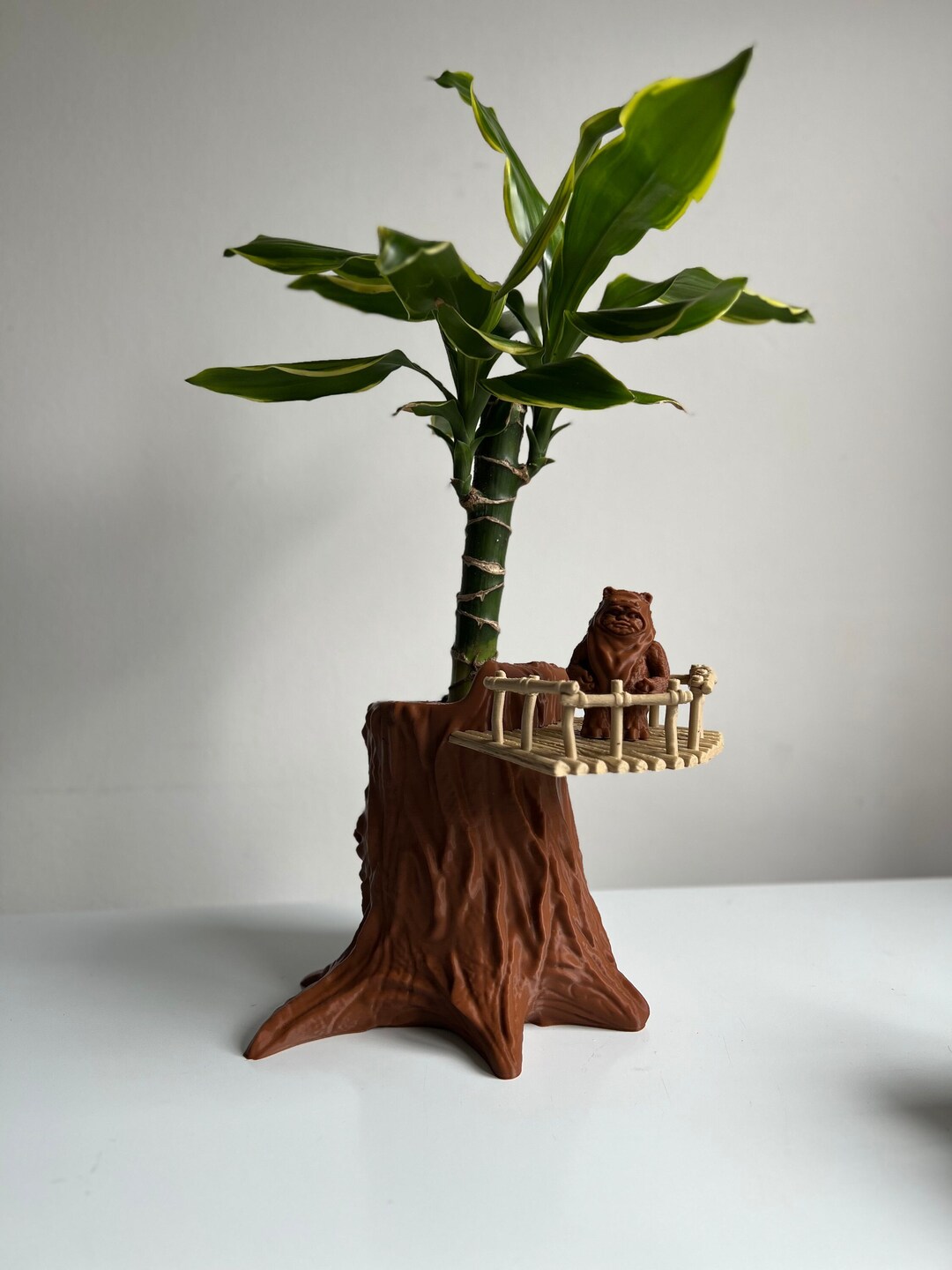 Ewok Treehouse Planter - Succulent Plant Pot - Planet Hoth Ewok Jedi ...