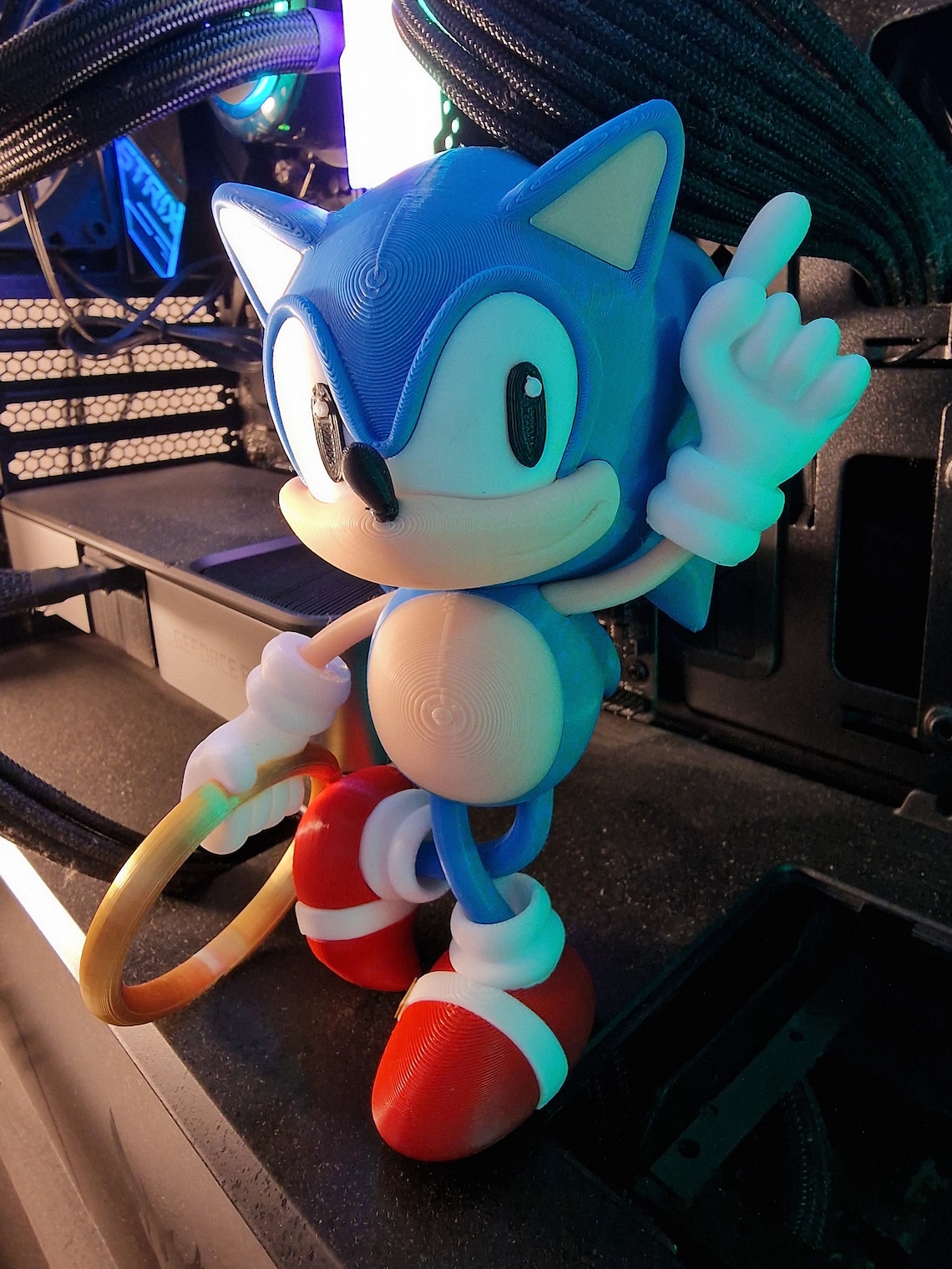 Sonic the Hedgehog 3D Printed Model - Etsy Canada