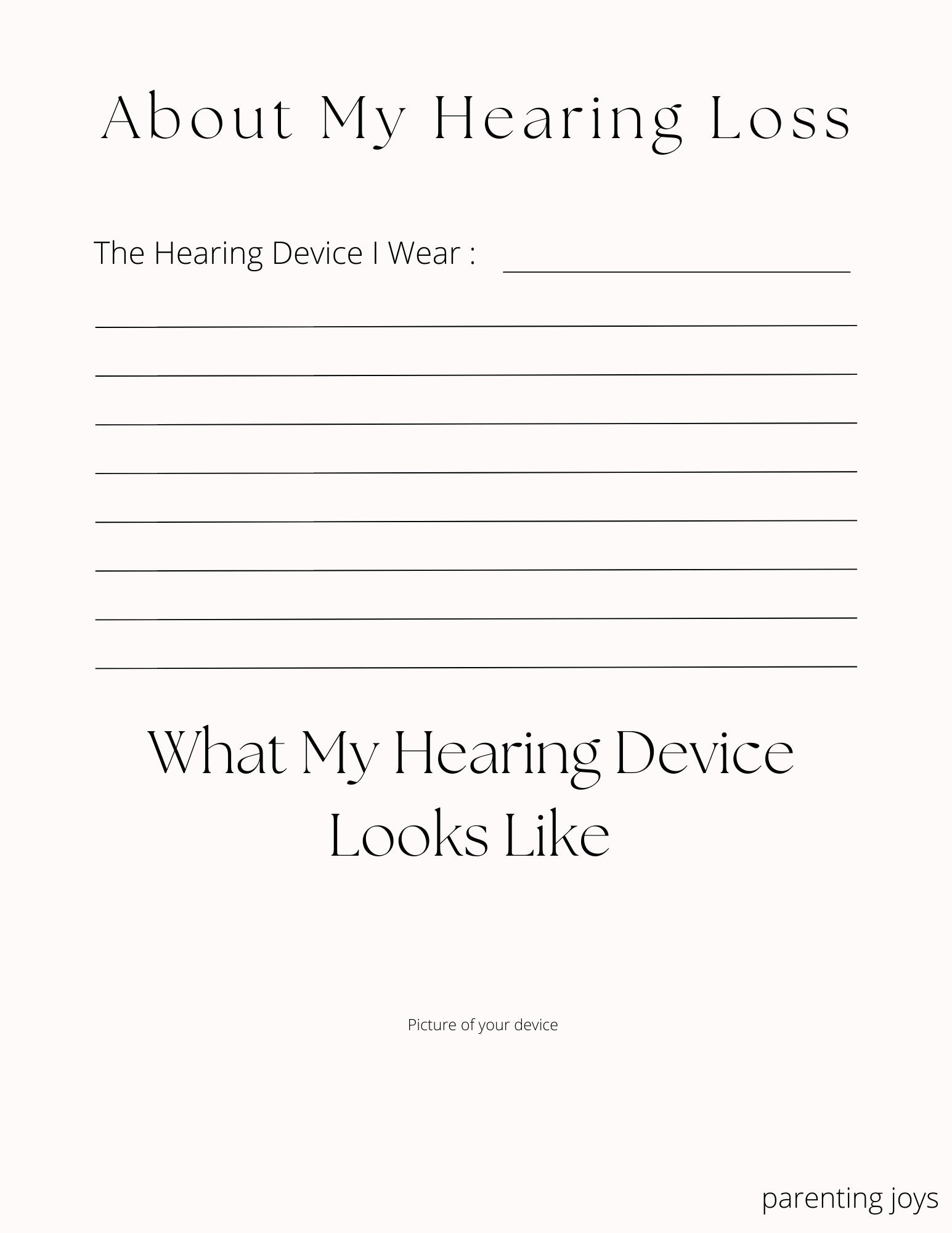 What I Want My Teacher to Know About My Hearing Loss - Etsy