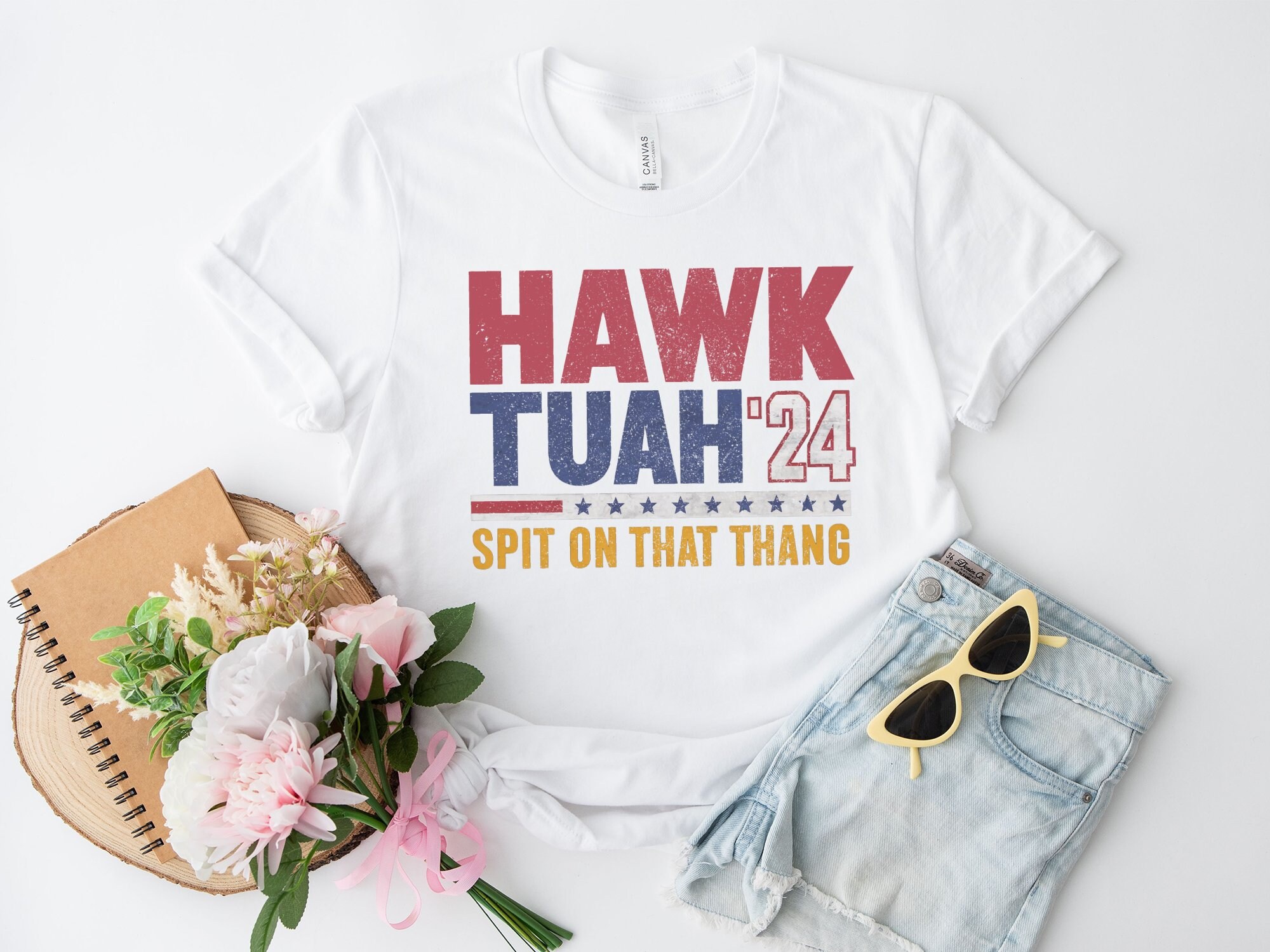 Hawk Tuah '24 Spit on That Thang Unisex Shirt, Election Campaign Shirt ...