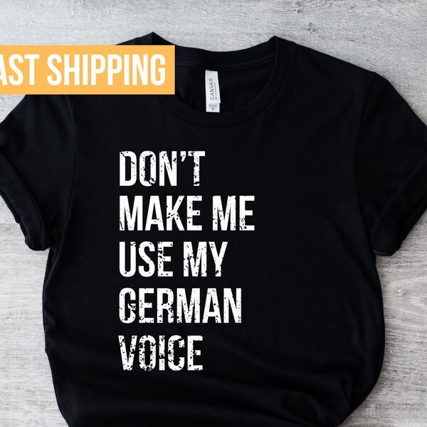 Funny German Statement Shirt - Etsy