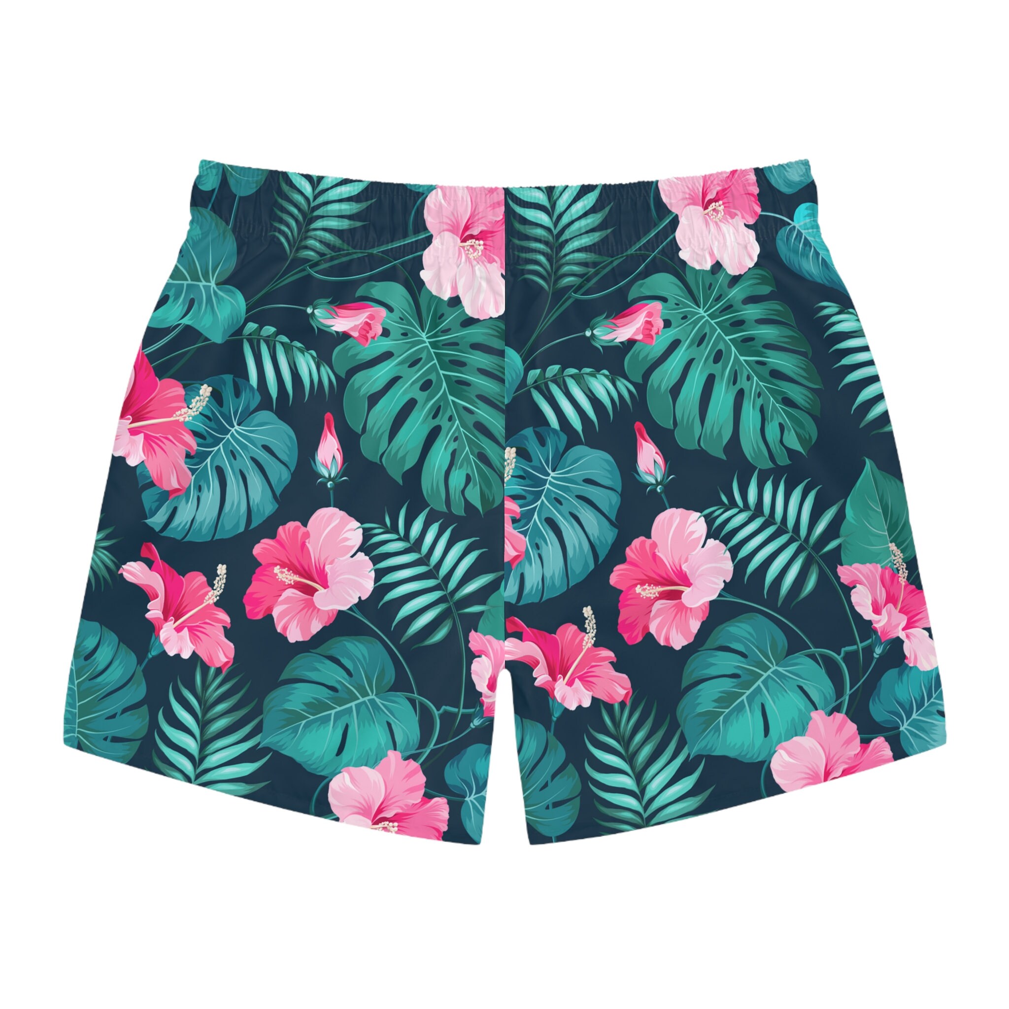 Tropical Flower Swim Trunks Stylish and Vibrant Beachwear for Men - Etsy
