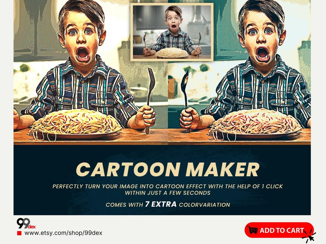 Cartoon Maker Photoshop Actions Cartoon Effect Photoshop Effects Comics ...