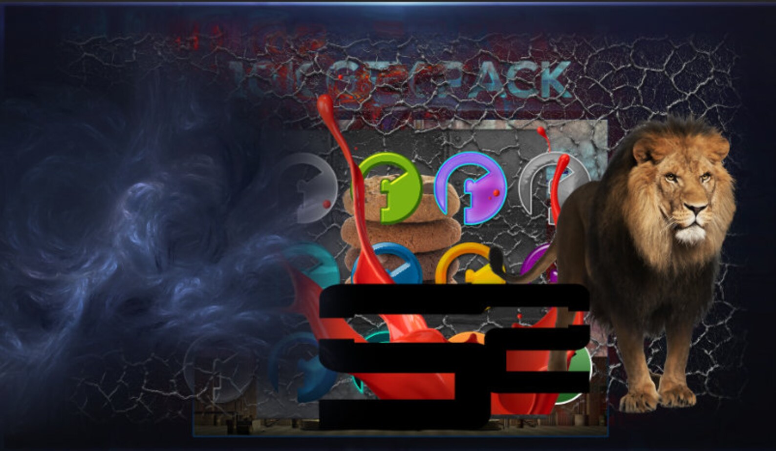 Photoshop GFX Pack Digital Overlay, Pngs, Psds, Templates, and More ...