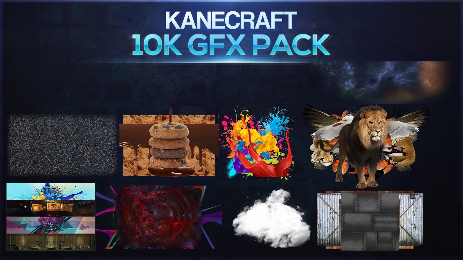 Photoshop GFX Pack Digital Overlay, Pngs, Psds, Templates, and More ...