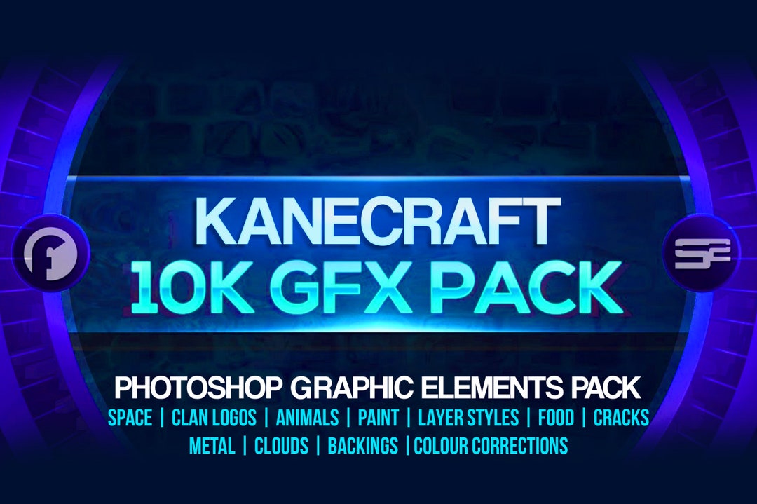 Photoshop GFX Pack Digital Overlay, Pngs, Psds, Templates, and More ...