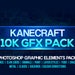 Photoshop GFX Pack Digital Overlay, Pngs, Psds, Templates, and More ...