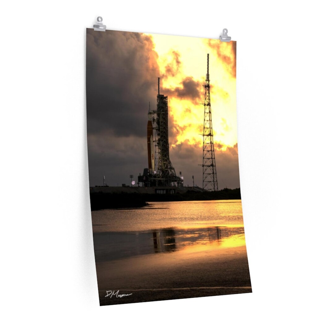 Artemis 1 Across the Water - Matte Poster - Etsy