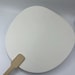 Chinese Watercolor Paper Fan With Tassel, Oriental Bamboo Craft Gift - Etsy