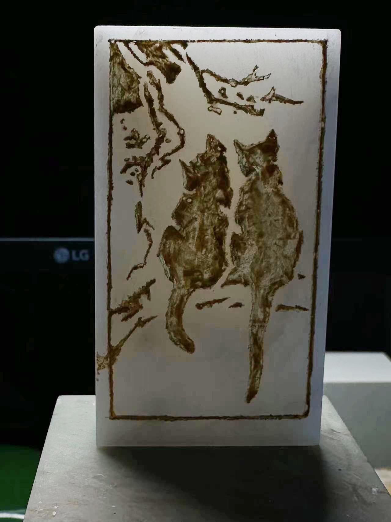 Handcrafted Cat Stamp: Chinese Seal Stone Engraving (2.2cm X 4cm) - Etsy