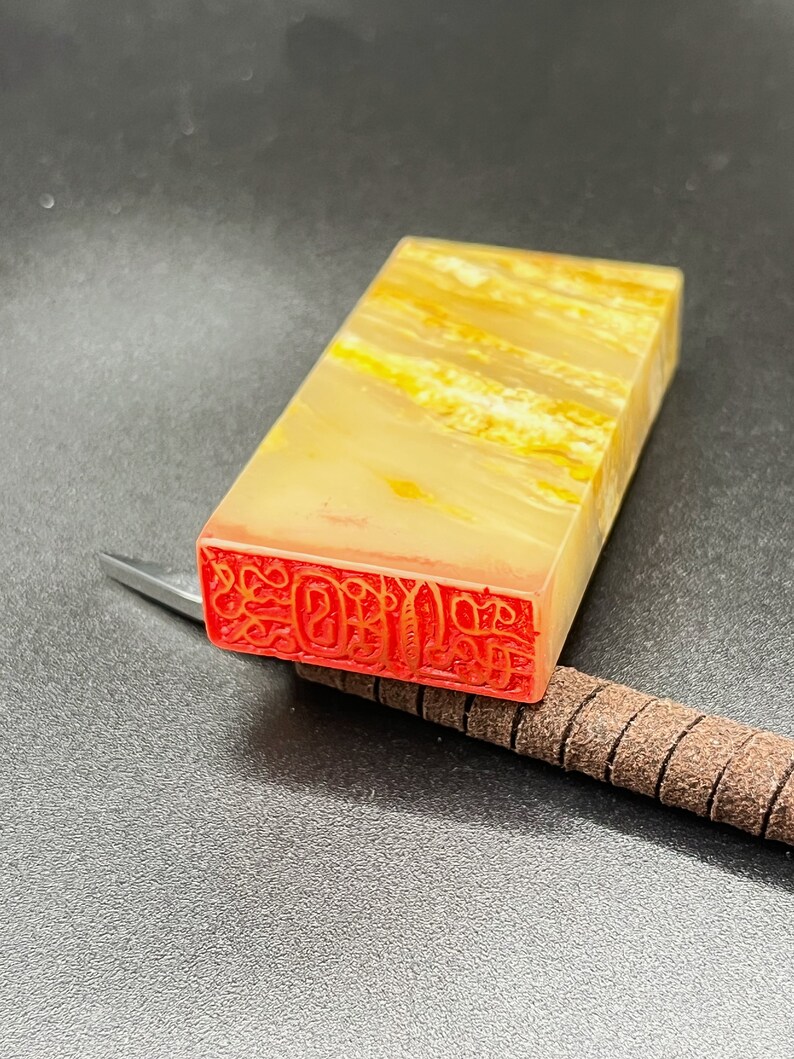 Chinese Seal Stone Engraving/hand Carved Stone Seal/traditional Chinese ...