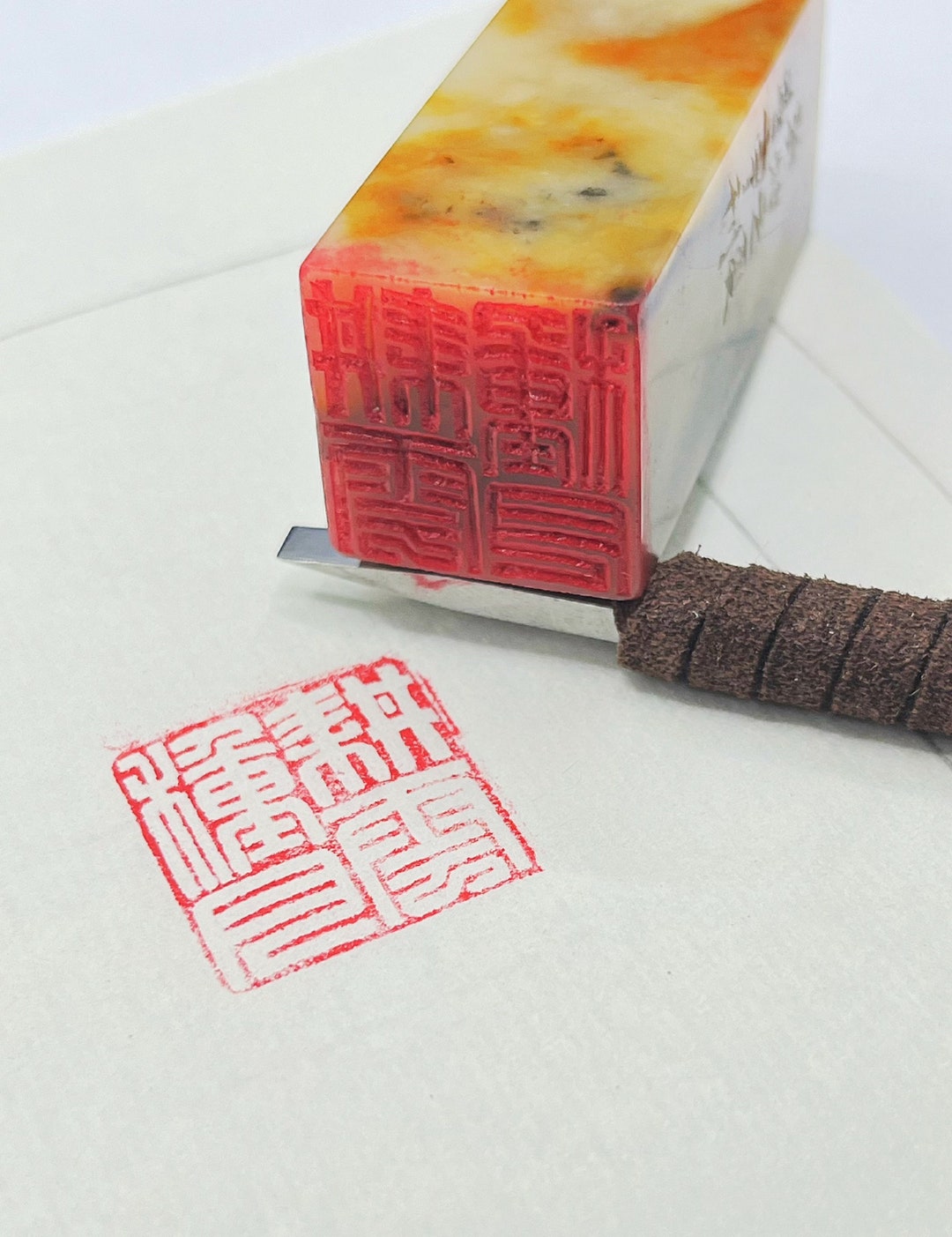 Chinese Character Stamp/chinese Seal Stone Engraving/traditional ...