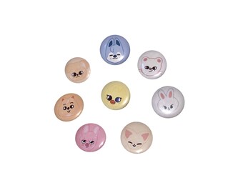Stray Kids Skzoo Member Buttons - Etsy