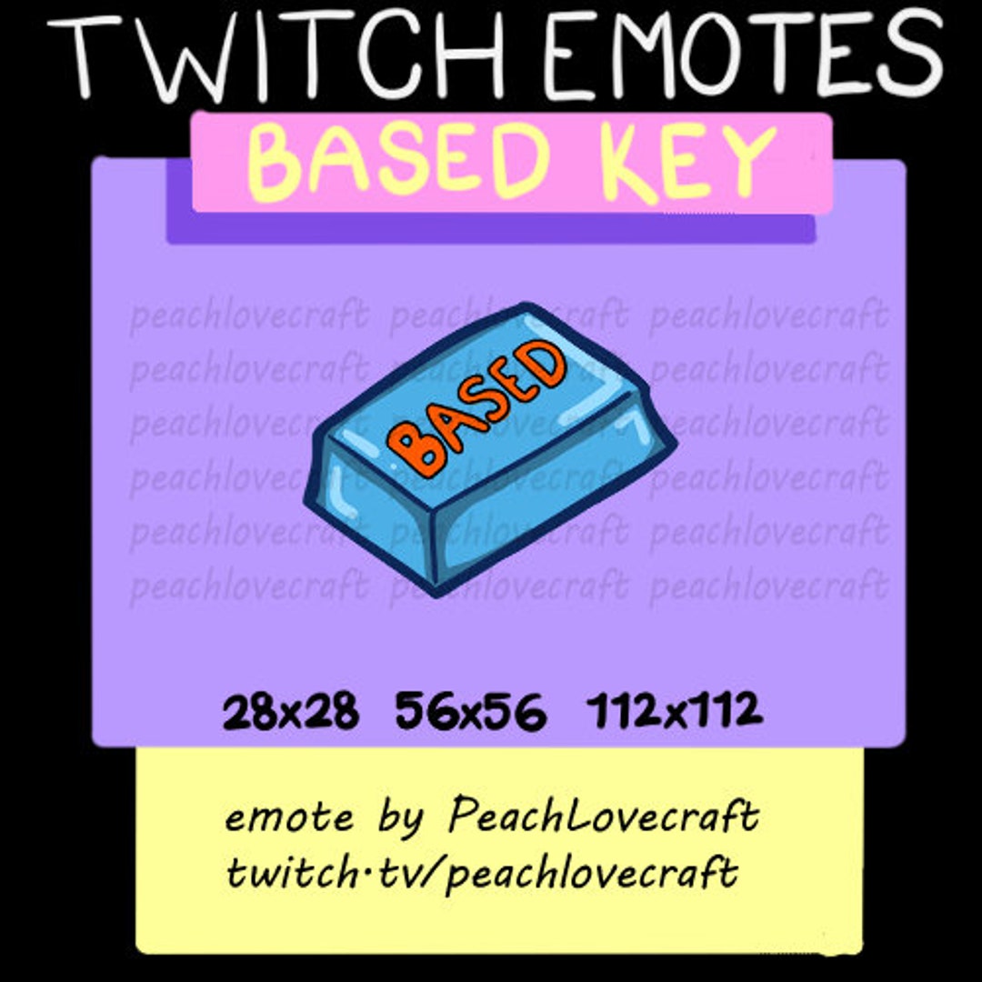 Twitch Discord Emote Based Key - Etsy
