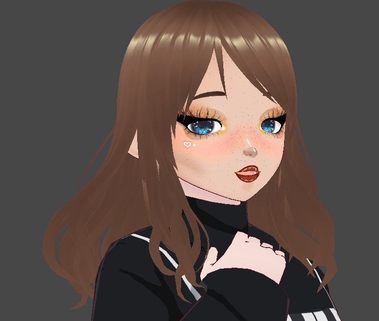 Vroid Studio 3D Vtuber Model Fall Inspired Makeup for Female - Etsy