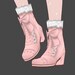 Vroid Model Assets Clothing Texture Kawaii Pastel High Heeled Boots - Etsy