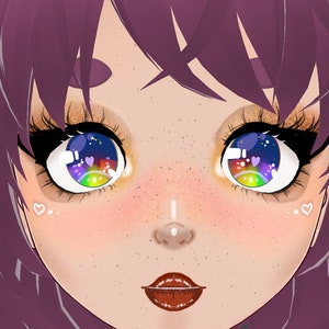 Eye Texture Pack for Vroid Studio 3D Vtuber Model Iris - Etsy