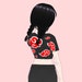 Vroid Vtuber Vrchat Model Clothing Assets 3D Crop Top Red Cloud With ...