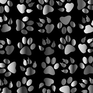 Dog Paw Paper Pattern - Etsy