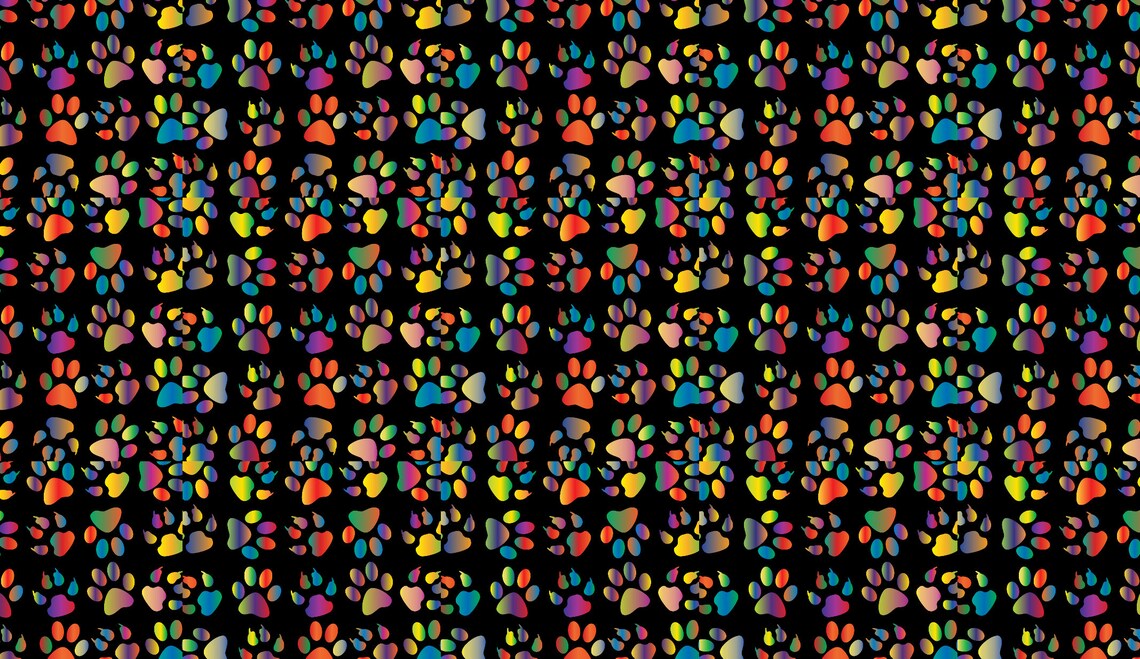 Dog Paw Paper Pattern - Etsy