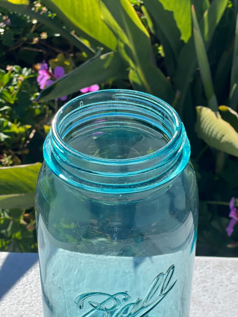 Blue Ball Jar Antique 1890 Special Half Gallon 64 Oz - Etsy