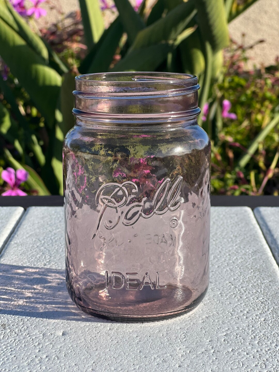 Pink Ball Mason Jar | Rose Mauve Limited Edition 16oz - Etsy