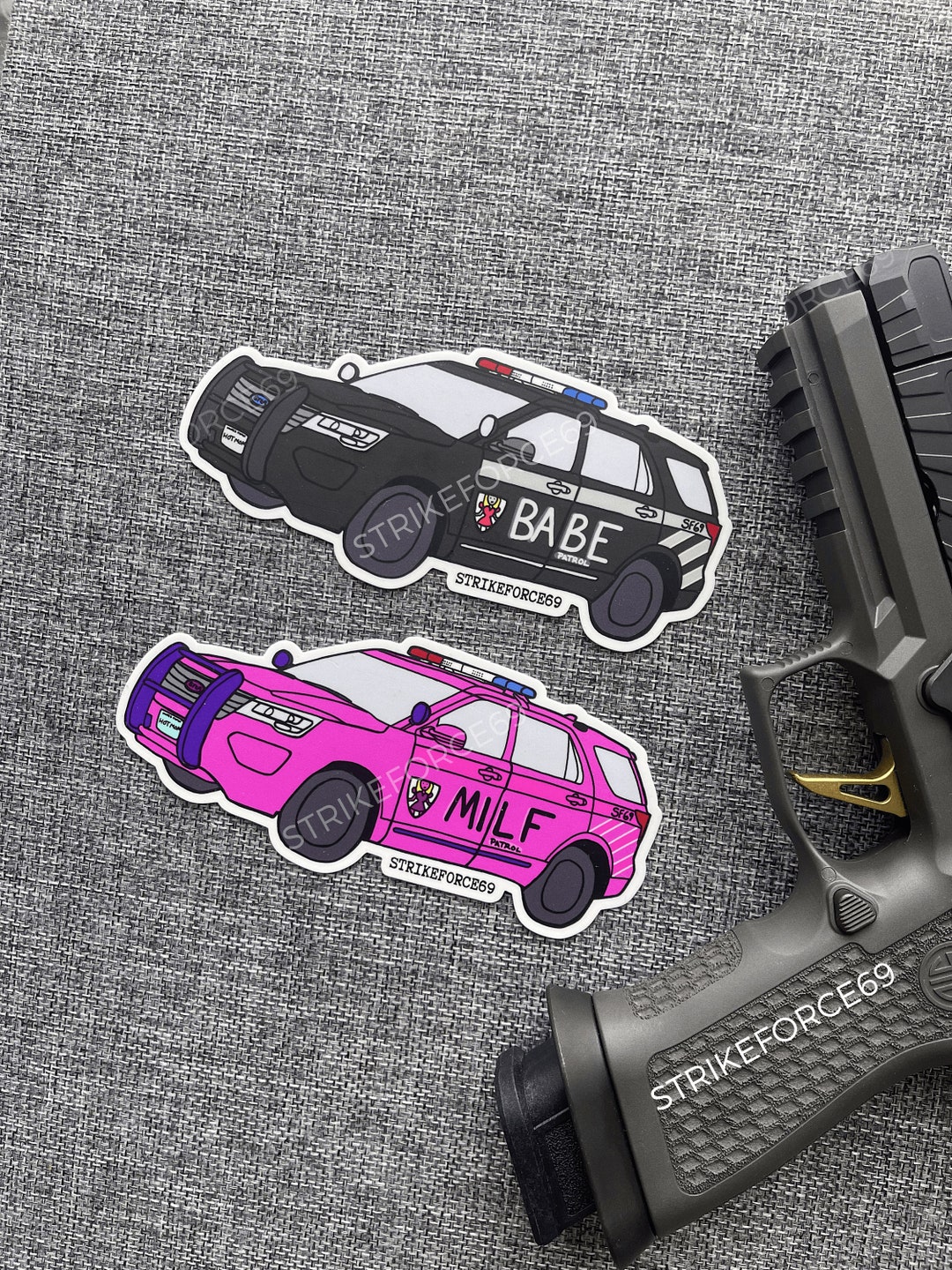 Babe Patrol Police Car Sticker Made in the USA - Etsy